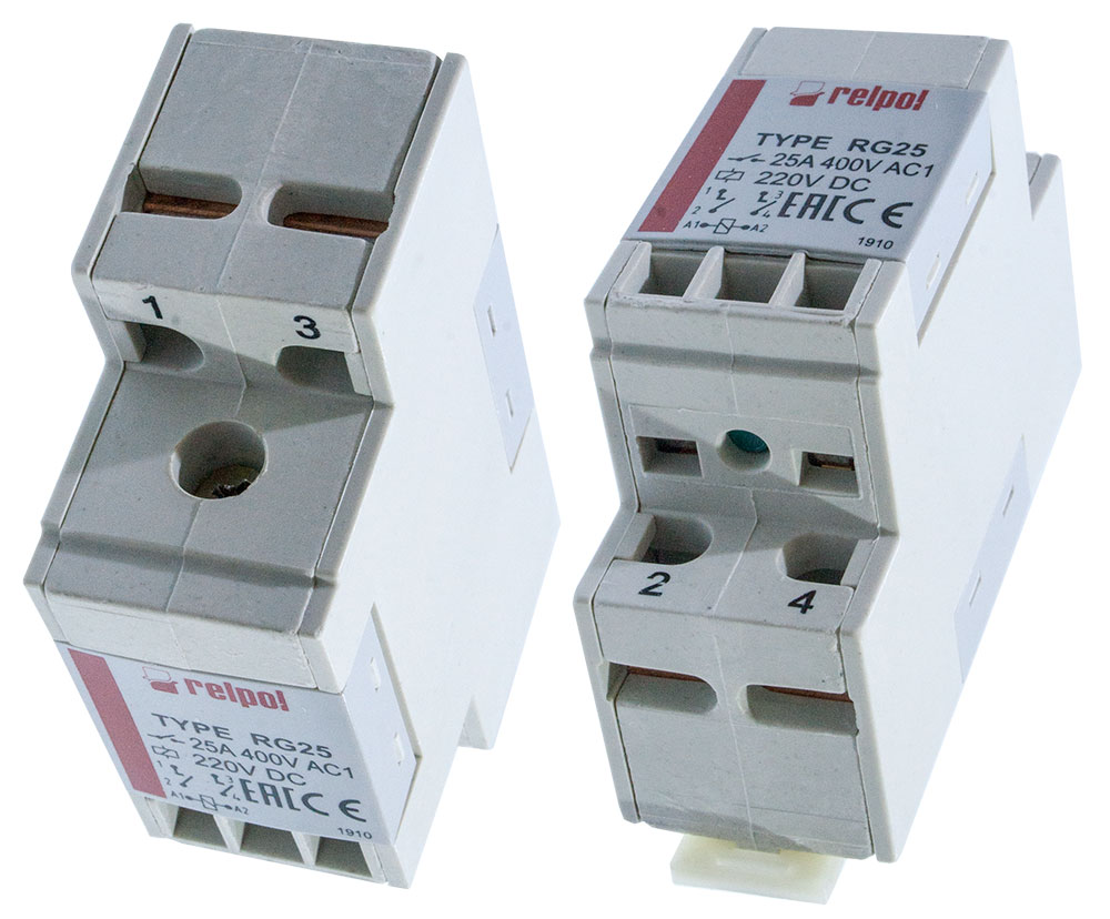 RG25-1022-28-1220, Реле 220VDC 2 Form A 400VAC/25А Сняты с производства ...