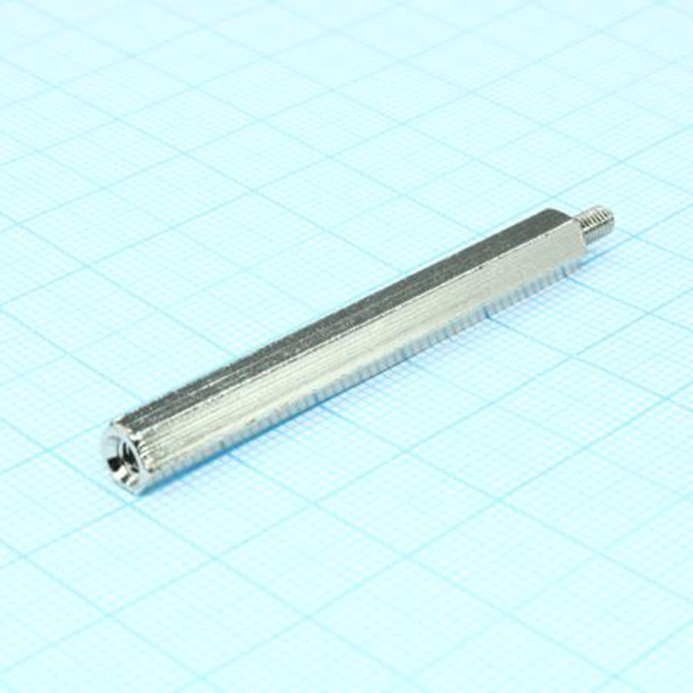 PCHSN-50, стойка для печатной платы латунная М3 шестигранная KLS Electronic, цена купить ...