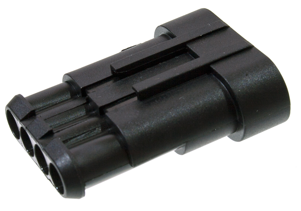 282106-1*, SUPERSEAL1.5, вилка 4 контакта (Metri-Pack) TE Connectivity ...