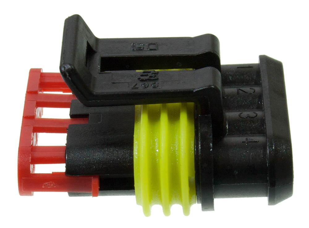 282088-1, SUPERSEAL1.51, розетка 4 контакта (Metri-Pack) TE ...