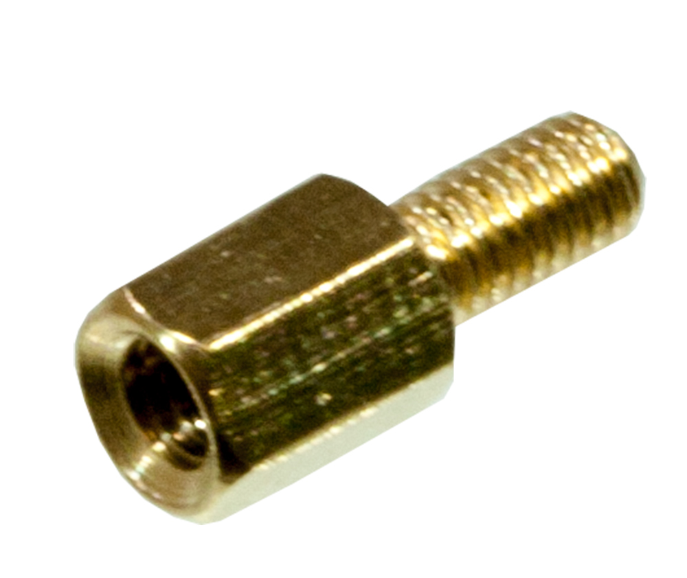 PCHSN- 6, стойка для печатной платы латунная М3 шестигранная KLS Electronic, цена купить ...