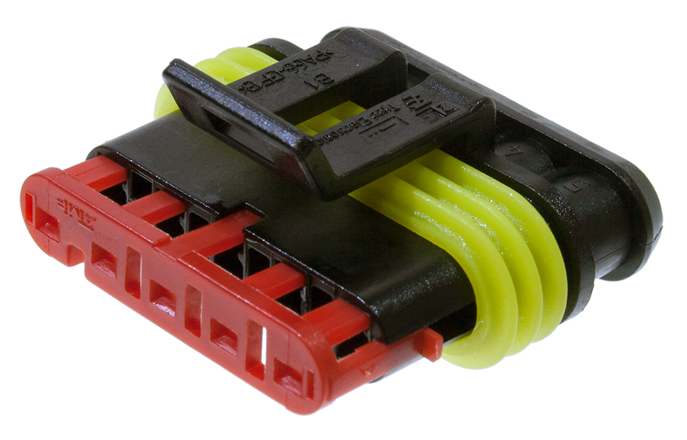 282089-1, SUPERSEAL1.51, розетка 5 контактов (Metri-Pack) TE ...