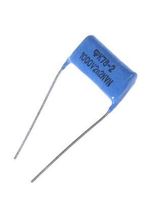 К78-2, 2200 пФ, 1000В, 10, Конденсатор металлоплёночный Поликонд ...