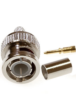 BNC-7001A, Разъем штекер BNC RG-58 обжим HYR-0501A GB-105 BNC-C58P Rexant, купить | ВЧ разъемы