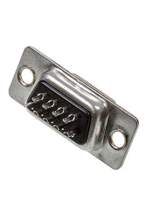 DB-9F (DS1033-09F), гнездо D-SUB 9 контактов на кабель CONNFLY, купить ...