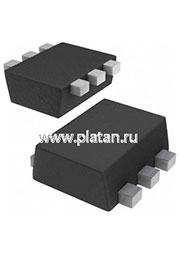 USBLC6-2P6, ESD защитный диод 6В 15кВ 2 канала SOT-666-6 STM, купить ...